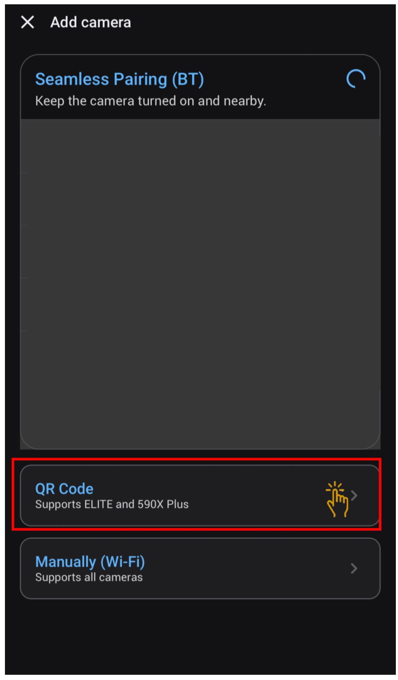 DR590X-2CH PLUS - Adding Camera by using QR Code